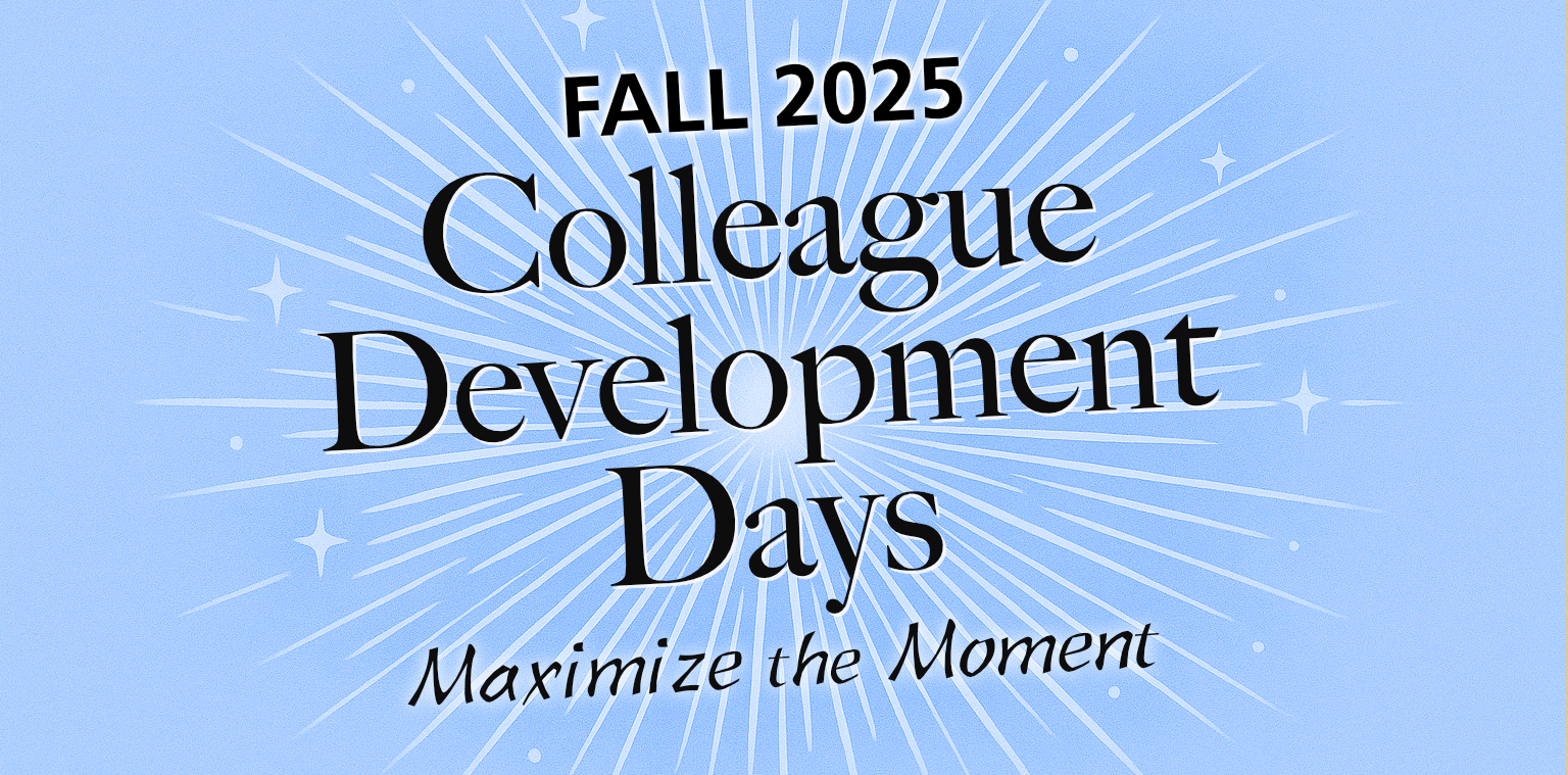 Register for Colleague Development Days 2025 – CETL